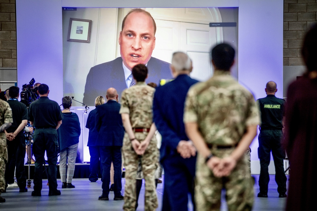 The Duke of Cambridge opens NHS Nightingale Birmingham | The Royal Family